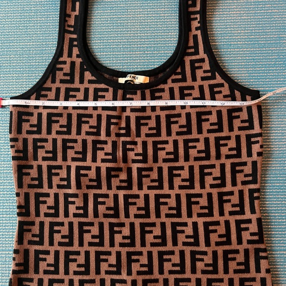 Tops | Fendi Knit Tank Top 36 | Poshmark